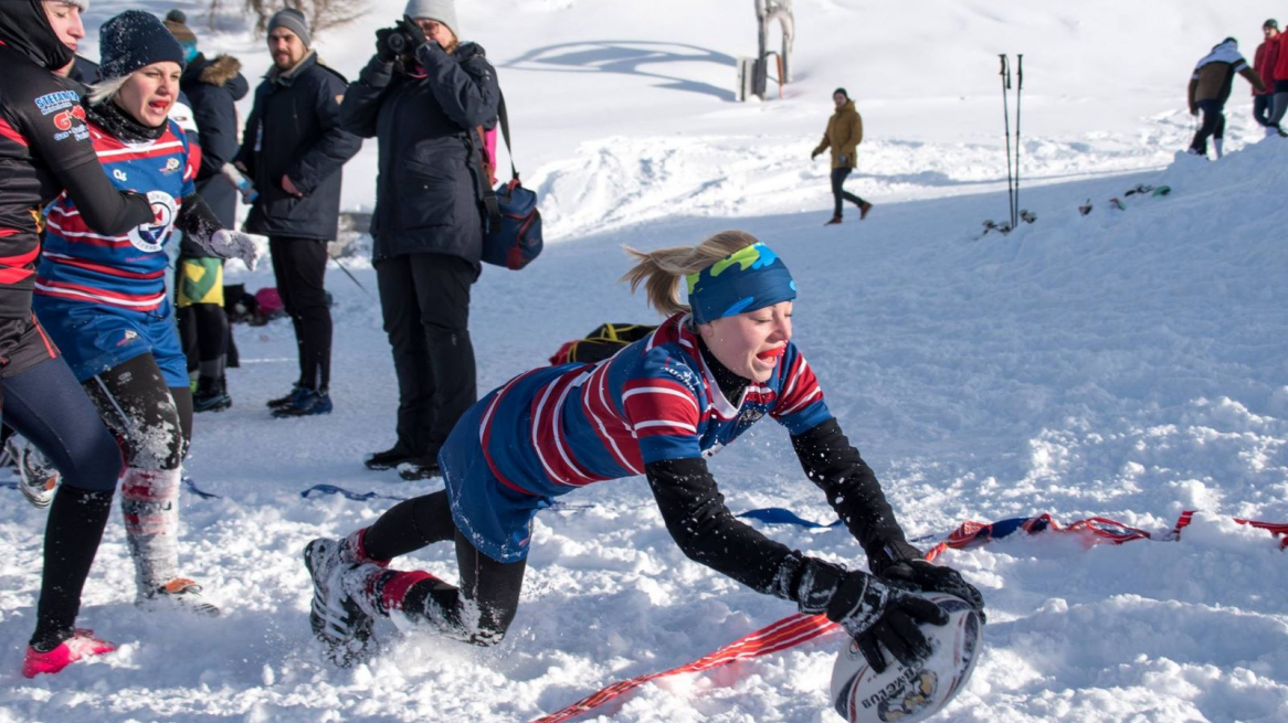 Ein Spaziergang im Schnee - Snow Rugby Innsbruck 2023 - #myinnsbruck